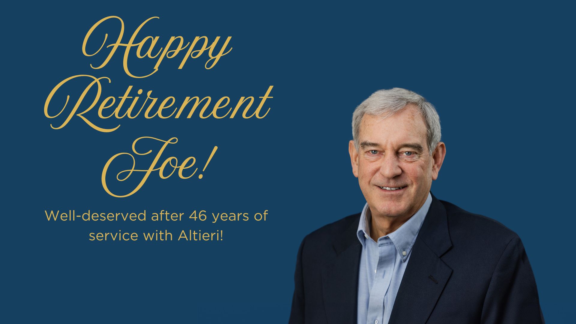 Joe Renzulli Retires - Altieri